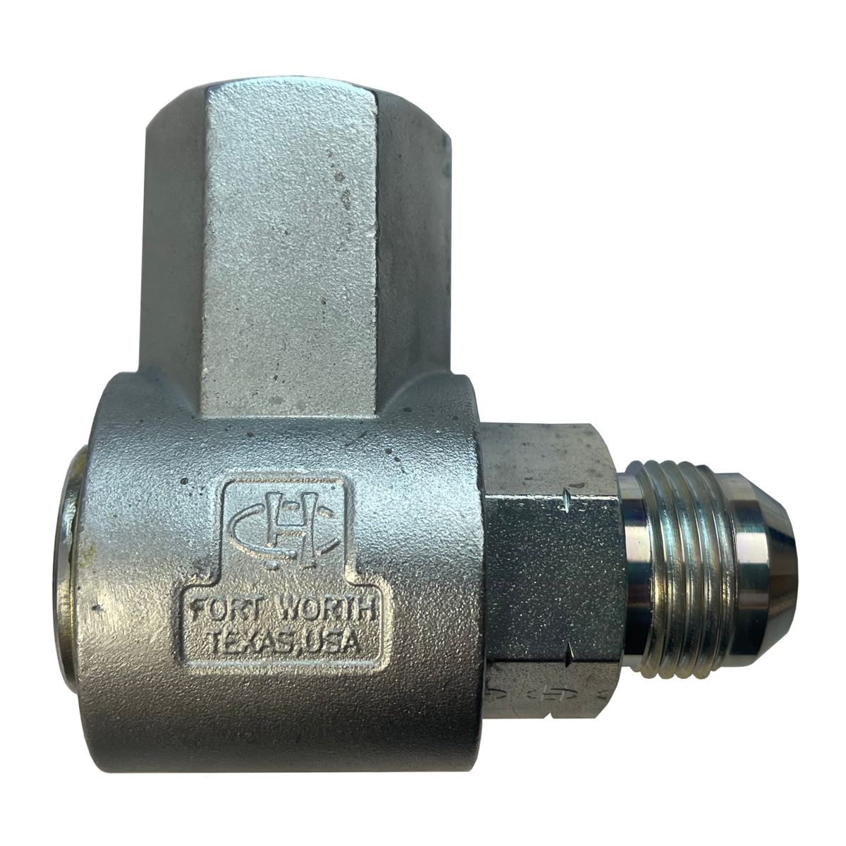 3/4" Female NPT X 3/4" Male JIC 90° Live Swivel - 9S12PF12-J12 ...