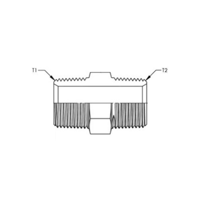-32 X -32 Male NPT to Male NPT Straight (5404-32-32) — Northeast ...