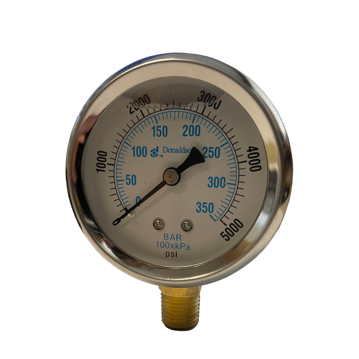 2 1/2" 5,000 PSI Lower Mount In-Line Pressure Gauge (P562725 ...