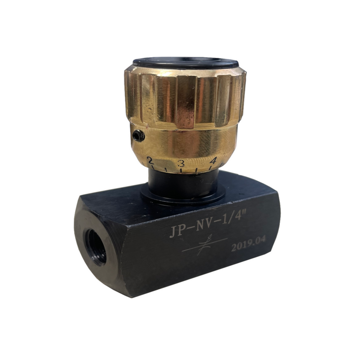 JP-NV-1/4 NPT In-Line Needle Valve (5000 PSI) — Northeast Hydraulics Inc.
