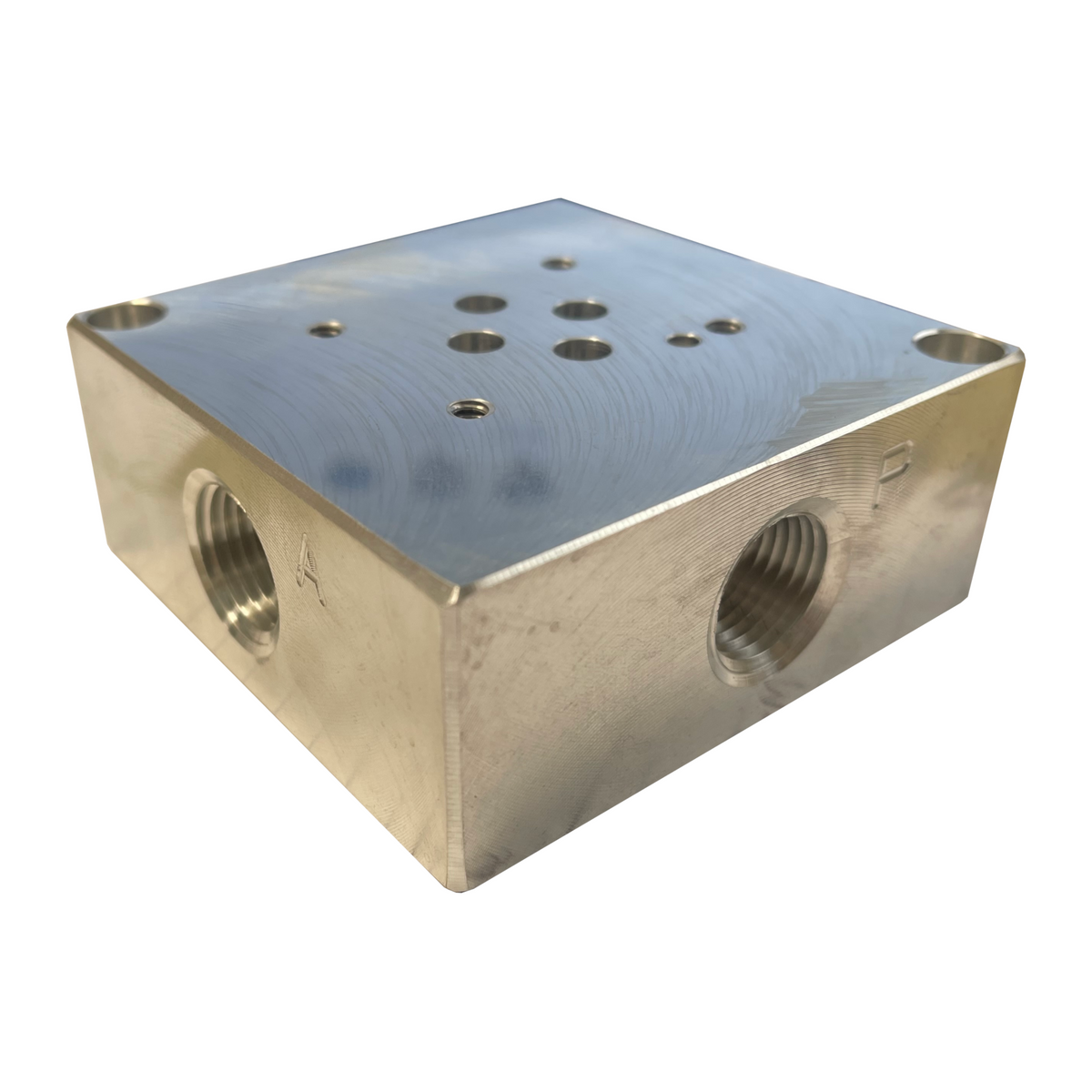 D03 Side Port Subplate (AD03SPS6P) — Northeast Hydraulics Inc.