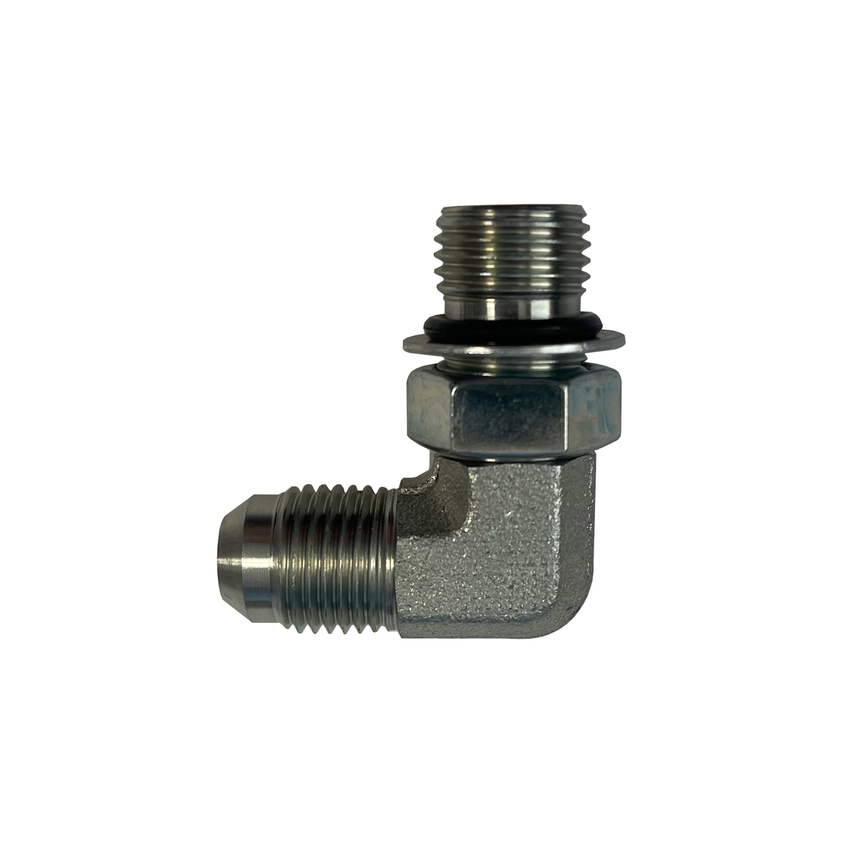 -06 X -06 Male JIC to Male SAE O-Ring Boss 90° (6801-06-06) — Northeast ...