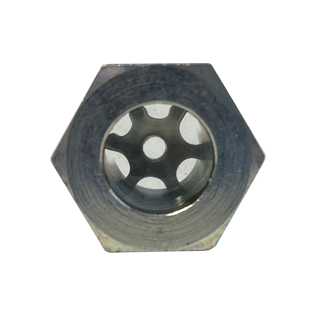 Nickel Plated 1/2" NPT Sight Window — Northeast Hydraulics Inc.